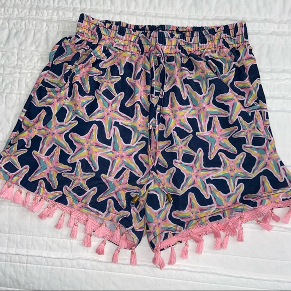 Simply Southern | Shorts | Simply Southern Starfish Tassel Shorts ...